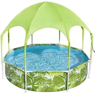 Bestway Splash-in-Shade Pool 244 x 51 cm Kinderpool mit Sonnendach