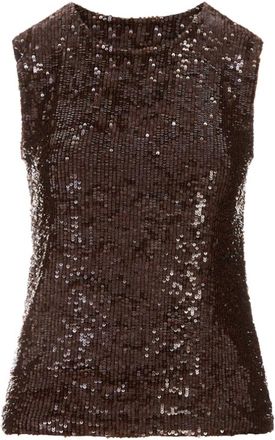 P.A.R.O.S.H. P.a.r.o.s.h., Femme, Tops, Brun, Taille: 38 FR Blusa