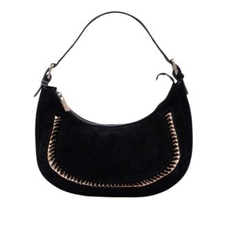 Celine Sac bandouli&egrave;re en daim Pre-owned - Femme - Pre-owned - Noir - Taille: ONE Size
