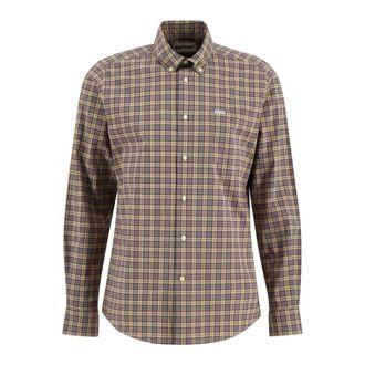 Barbour Homme, Chemises, Beige, Taille: XL Lomond Tailored Long-Sleeved Shirt Dress Tartan