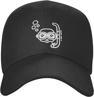 Generic Casquette de baseball personnalis&eacute;e, plong&eacute;e sous-marine, embl&egrave;me de la mer, lunettes, symbole casquette de baseball pour femmes et hommes, chapeau de