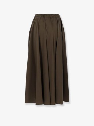 Aspesi Womens Cotton Skirt Green