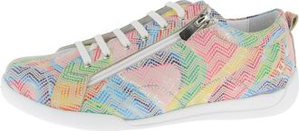 Andrea Conti Damen Low Top Sneaker, Weiss Komb, 39 EU