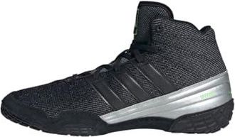 adidas Mens Chaussures de Lutte Speedex, Core Black/Core Black/Lucid Lemon, 48 2/3