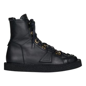 Dolce & Gabbana Schn&uuml;rstiefel - - Shoes - Herren - Schwarzk - 44 EU