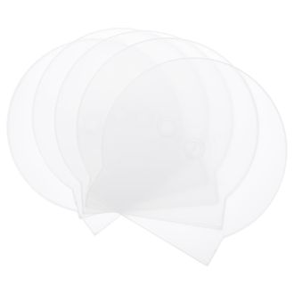 BESPORTBLE 20 St&uuml;ck CD Aufbewahrungsbox aus Kunststoff Halbtransparent mit Deckel Stapelbare Kunststoffh&uuml;lle f&uuml;r Optische Datentr&auml;ger Transparent Verschlei&szlig;fest 