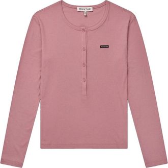 Munthe Femme, Tops, Rose, Taille: 40 FR Long Sleeve Hauts