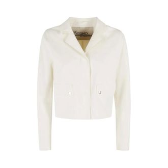 Herno Femme, Vestes, Blanc, Taille: 40 FR Veste Laser Cut Box