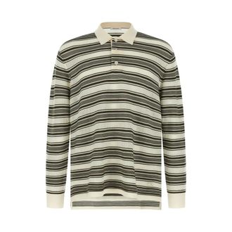 Wales Bonner Knit Wool Polo - - Tops - Herren - Beige - M