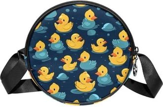 Generic Petit sac &agrave; bandouli&egrave;re circulaire pour femme, petit sac &agrave; bandouli&egrave;re avec fermeture &eacute;clair, bretelles r&eacute;glables, sac &agrave; main rond d&eacute;contract&eacute; pour fe