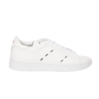 Kiton Wei&szlig;e handgefertigte Ledersneaker mit Schn&uuml;rung - - Shoes - Herren - Wei&szlig; - 41 EU