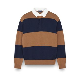 Paul & Shark Homme, Pulls, Multicolore, Taille: L Polo en Laine et Cachemire Luxueux