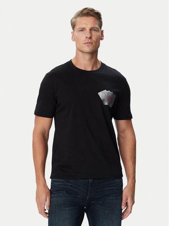 HUGO BOSS T-Shirt Dahr 50568696 Schwarz Regular Fit