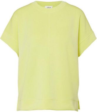 s.Oliver Sweatshirt Sweatshirt Oversized Sweatshirt aus Scuba