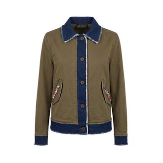 Mr & Mrs Italy Milit&auml;rjacke - - Jackets - Damen - Gr&uuml;n - 2XS