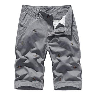 Generic Pantalon cargo pour homme, pantalon de jogging, short d&eacute;contract&eacute;, coupe classique, &eacute;t&eacute;, plage, chino, 2026, gris clair, 31W