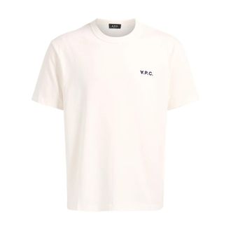 A.P.C. A.p.c., Homme, Tops, Blanc, Taille: XL Boxy Petit T-shirt