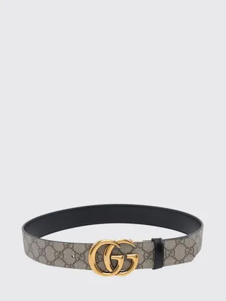 Gucci Ceinture r&eacute;versible GG Marmont en toile Supreme avec boucle monogramme