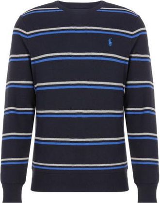 Polo Ralph Lauren Pull ray&eacute; en piqu&eacute; de coton