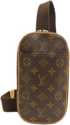 Louis Vuitton Pre-owned Toile sacs-louis-vuitton - Femme - Pre-owned - Brun - Taille: ONE Size