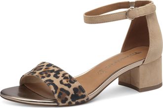 Tamaris Sandalette Damen Blockabsatz braun,EU 38