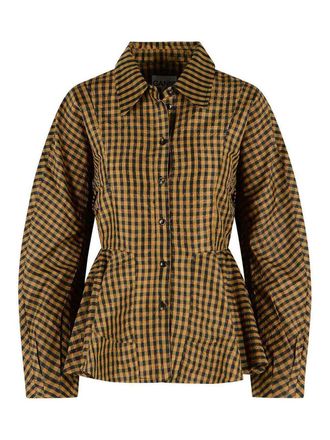 Ganni Chemise - Marron