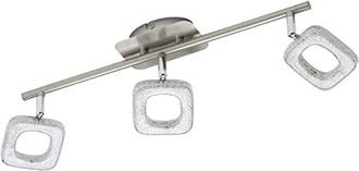 Eglo 97003 A+, Spot, Stahl, Integriert, Weiß/Nickel-matt, 64 x 7.5 x 18.5 cm