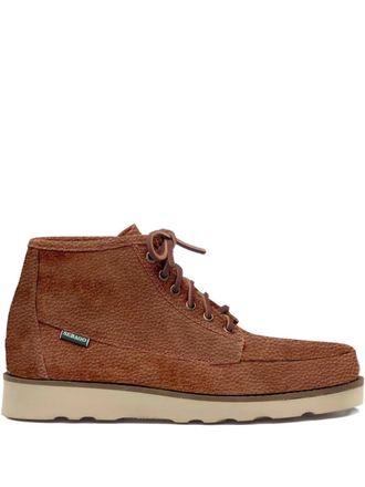 Sebago bottines Tala en cuir à lacets - Marron