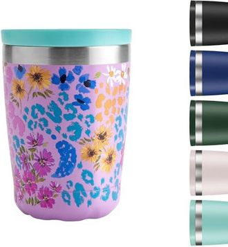 Chilly's Original Tasse &agrave; Caf&eacute; - Tasses de Voyage R&eacute;utilisables avec Couvercle - Tasse Isotherme &agrave; Double Paroi Isol&eacute;e sous Vide - Acier Inoxydable - 340ml - L