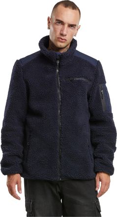 Brandit Teddyfleece Ramble Jacket, Farbe: navy, Gr&ouml;&szlig;e: M