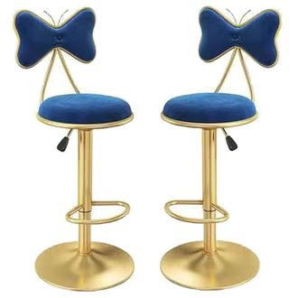 Generic Samt-Barhocker, Thekenh&ouml;he, 360&deg; drehbare Barhocker mit R&uuml;cken- und Fu&szlig;st&uuml;tze, K&uuml;chen-, Pub-, Caf&eacute;-, ESS- und K&uuml;cheninsel-Barhocker, 136 kg