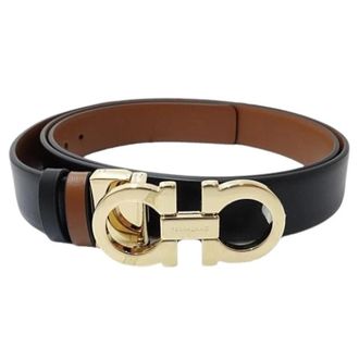 Ferragamo Pre-owned Standard Belt - - Pre-owned - Damen - Schwarzk - ONE SIZE