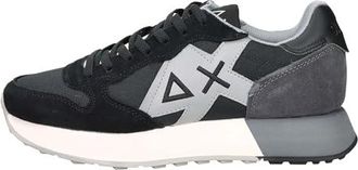 Sun 68 Baskets Homme Jaki Solid Noir, Noir, 47 EU