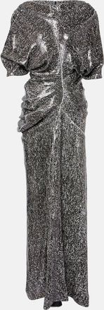 Dries Van Noten Robe mit Pailletten