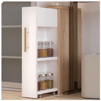 Generic 15 cm/20 cm schmale Nachttische/Kleiner Nachttisch mit Schublade/moderner schmaler Nachttisch, Beistelltisch mit Stauraum for Schlafzimmer, Wohnzimmer