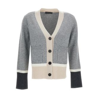 Lorena Antoniazzi Cardigan - - Knitwear - Damen - Grau - M