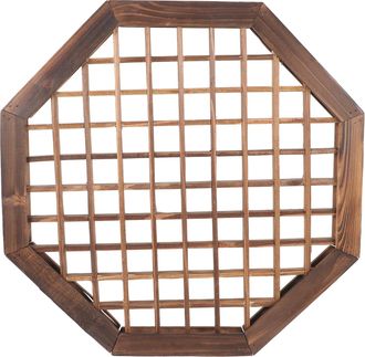 Garneck Vintage Fensterrahmen Holz Wanddekoration Rustikaler Holzrahmen im Landhausstil Gro&szlig;es Dekoratives Fensterornament f&uuml;r Wohnraum und B&uuml;ro