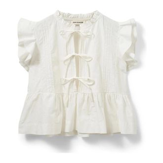 Sofie Schnoor Femme, Blouses et Chemises, Blanc, Taille: 42 FR Haut crème avec style Juliette
