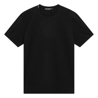 Dolce & Gabbana Homme, Tops, Noir, Taille: M T-Chemises