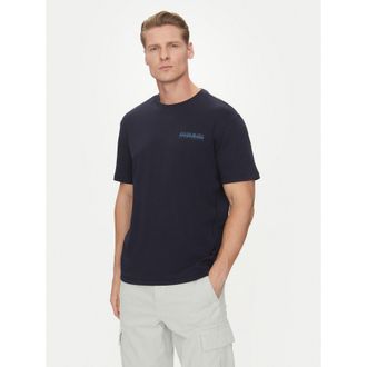 Napapijri T-Shirt S-Vanni NP0A4IED Dunkelblau Regular Fit