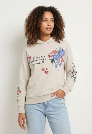 Eight2Nine Hoodie Florale Stickerei mit motivierenden Botschaften (1-tlg) D10600BA02830A_Sweat
