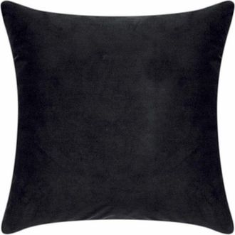 Pad Elegance - Samt Kissen, Zierkissen, Kissenh&uuml;lle - 40 x 40 cm - Farbe: Schwarz - ohne F&uuml;llung