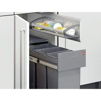 Hailo Combi Vario-Single Auszugschale 30 cm US Schrankauszug Auszugkorb AluLine