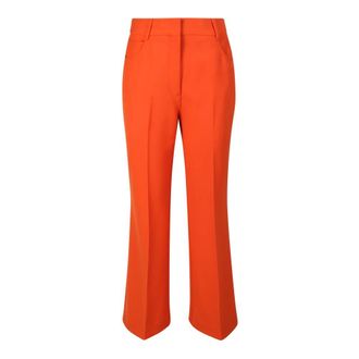 Stella McCartney Orange Cropped Tailored Hose - - Trousers - Damen - Orange - XS