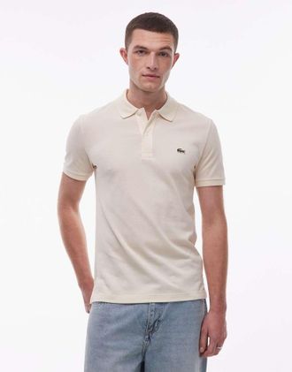 Lacoste Polo ajust&eacute; - Beige-Neutre