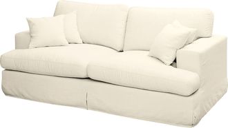 Maison Belfort home24 Sofa Mormès 2,5-Sitzer -Webstoff Beige/Creme Webstoff 195 x 95 x 105cm Landhaus