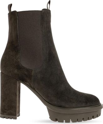 Gianvito Rossi Femme, Chaussures, Vert, Taille: 38 EU Barry Platform Bottes &agrave; cheville