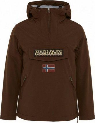 Napapijri Anorak RAINFOREST W PKT 4 DEMITASSE WT3 mit markanter Silhouette, in Unifarben