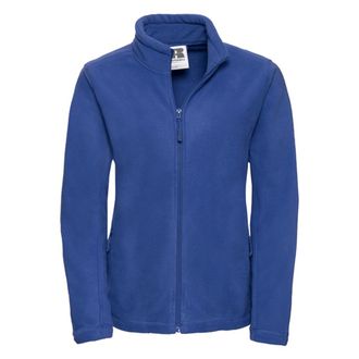 Russell Athletic Russell - Fleecejacke Durchgehender Rei&szlig;verschluss f&uuml;r Damen - F&uuml;r Au&szlig;en (Kr&auml;ftiges K&ouml;nigsblau)