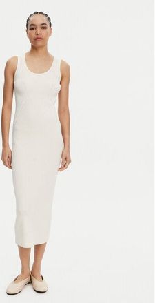 A|X Armani Exchange Kleid für den Alltag XW000576 AF12740 U1003 Écru Slim Fit